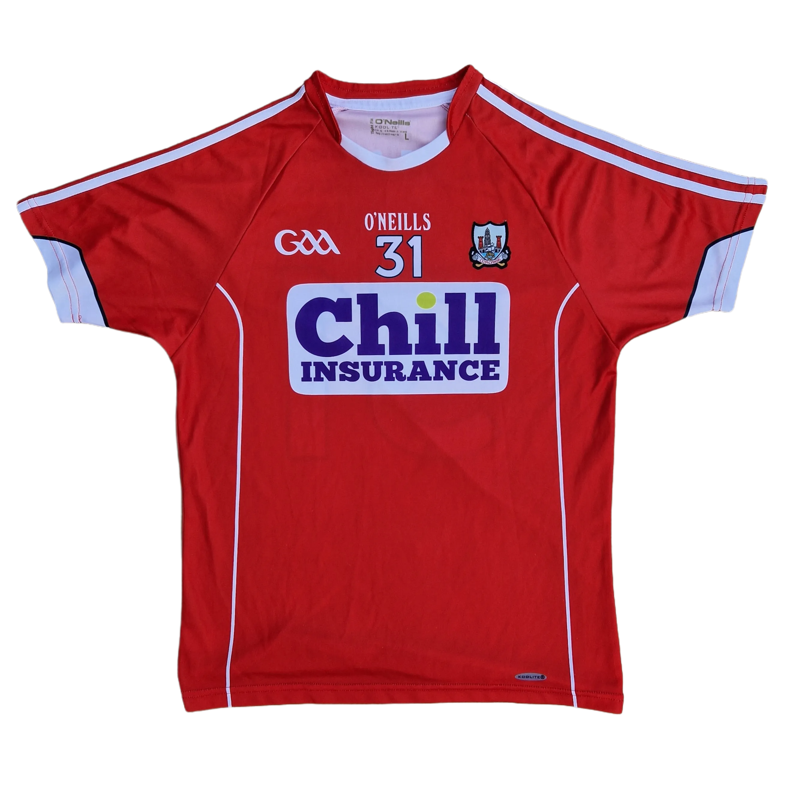 2016 Cork GAA Jersey (Excellent) L – onsidejerseys