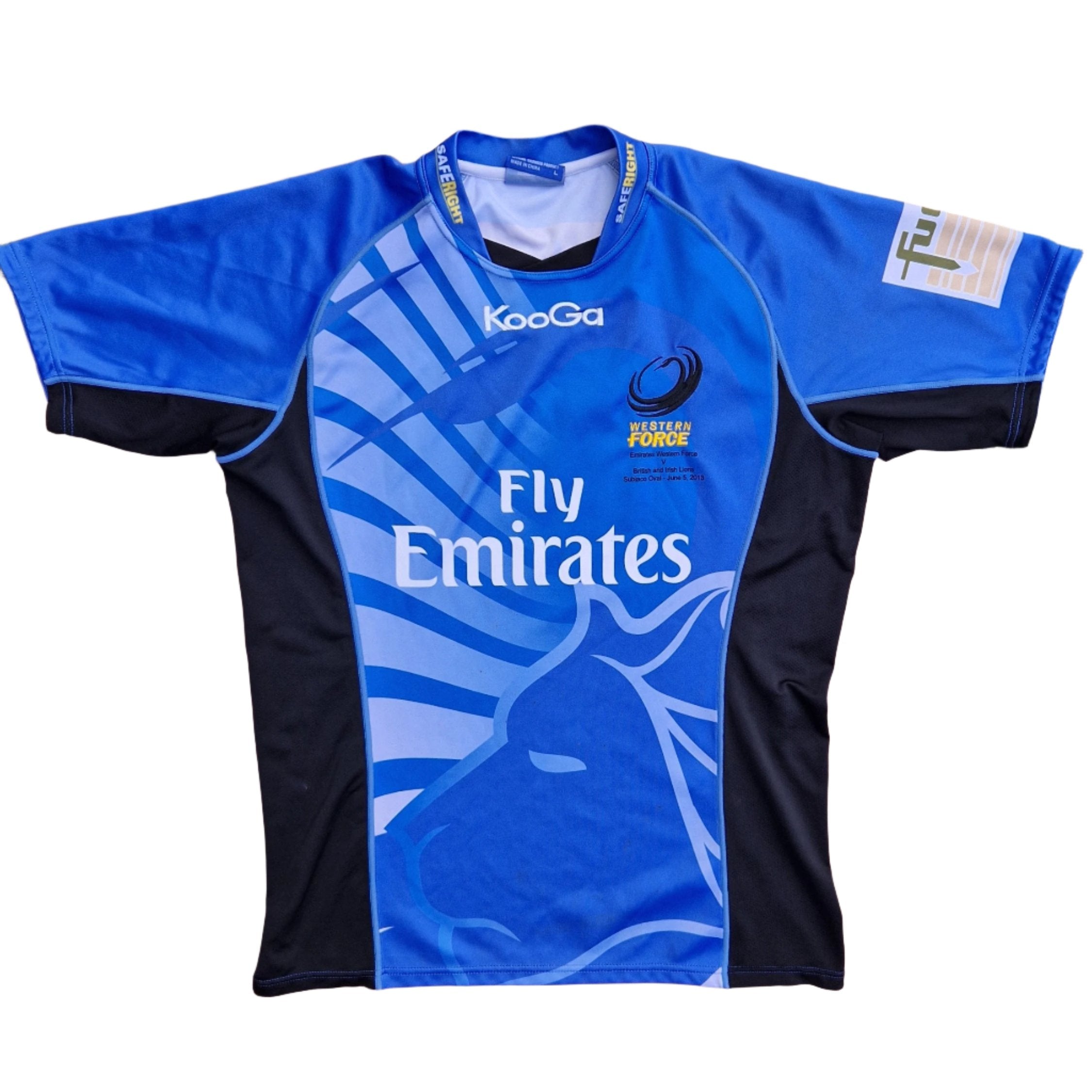2013 Player Issue Western Force Jersey (Excellent) L – onsidejerseys
