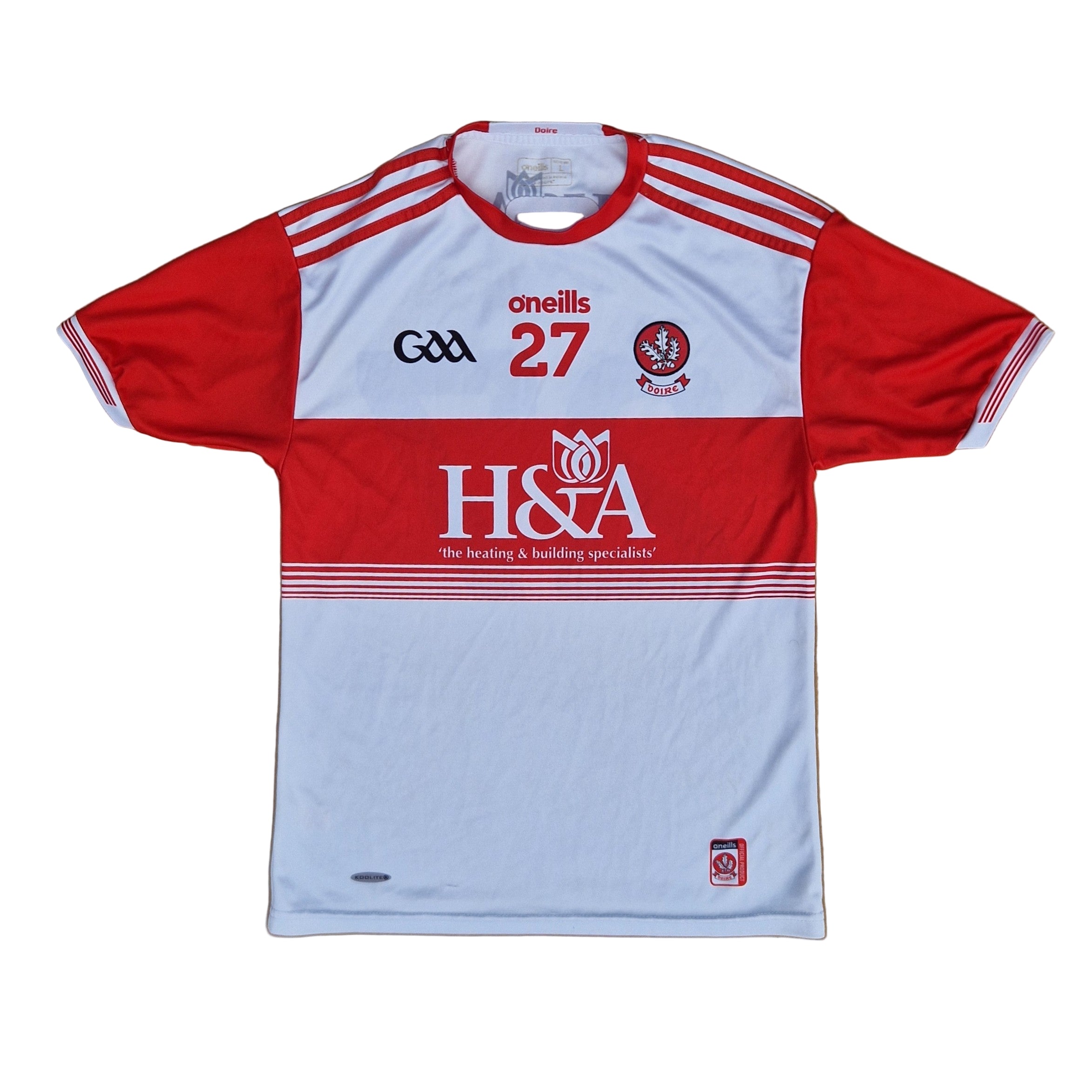 Tight Fit 2019 Derry GAA Jersey (Excellent) L – onsidejerseys